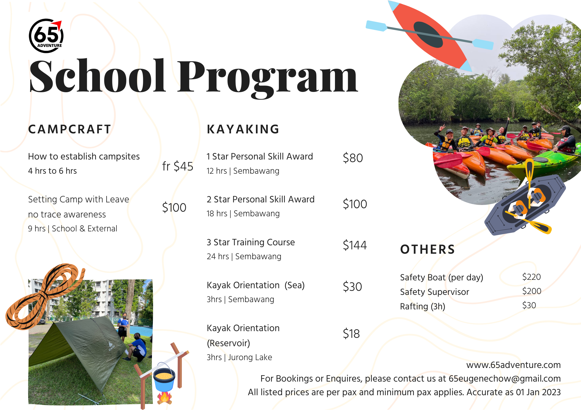 School Outdoor Program | 65 Adventure